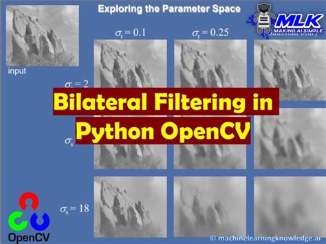 bilateral filtering in python opencv with cv2 bilateralfilter mlk machine learning knowledge