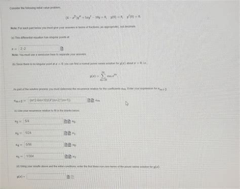 solved consider the following initial value problem 4 2²