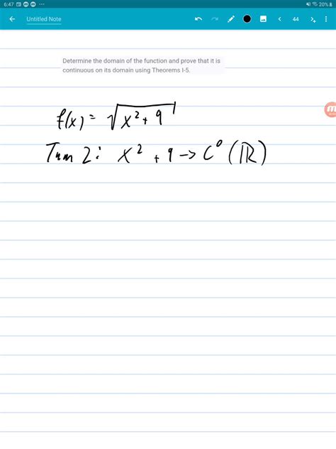 solved determine the domain of the function and prove that it is continuous on its domain using
