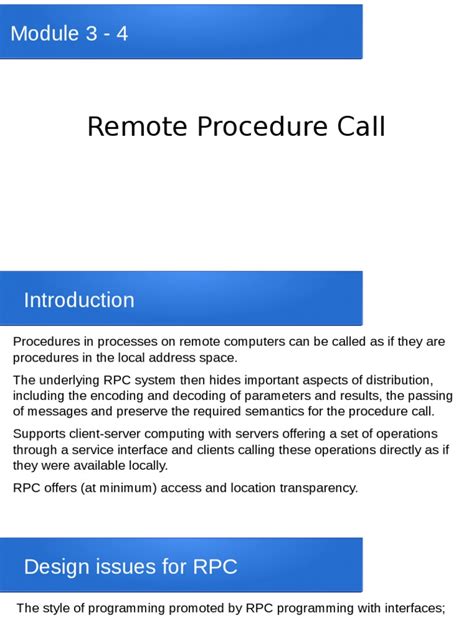 module 3 rpc pdf interface computing parameter computer programming