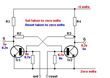 Flip Flop Circuit Diagram Using Transistor