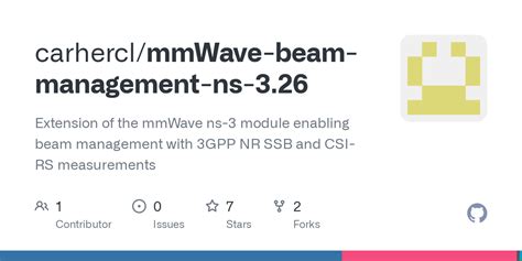GitHub Carhercl MmWave Beam Management Ns 3 26 Extension Of The