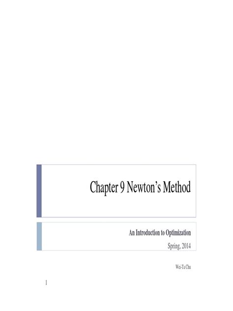 chapter 9 newton s method pdf least squares eigenvalues and eigenvectors