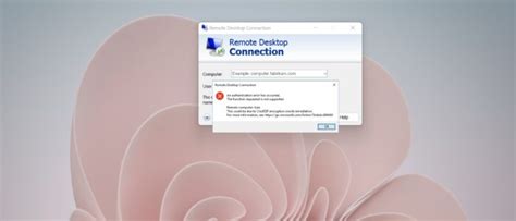 Fix Rdp Authentication Error Has Occurred In Windows 1110 Technoresult