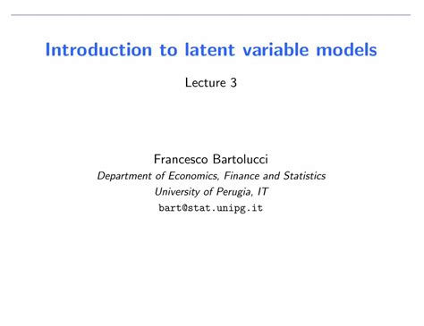 pdf introduction to latent variable models dokumen tips