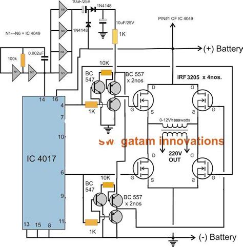 How To Build A Sine Wave Inverter Circuit Diagram