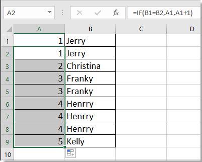 How To Add Unique Id Number Column For Duplicate Rows In Excel