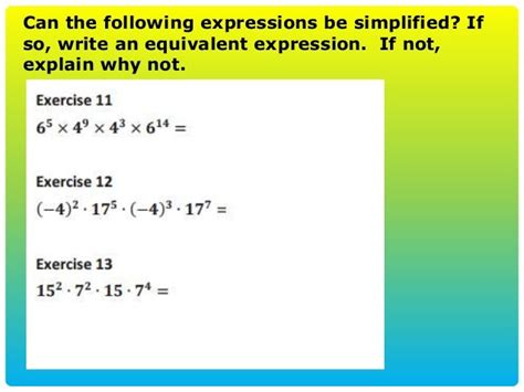 multiplication of numbers in exponential form