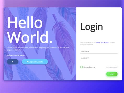 login form validation in html and css codingnepal