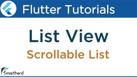 How To Create List In Flutter Flutter ListView Tutorial In Dart 2 7