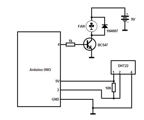 Arduino DHT22 AM2302 Tutorial Library Wiring