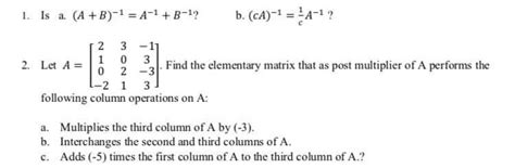 solve the given problems and show your complete
