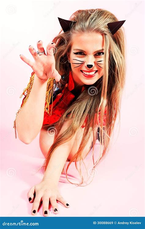 Pussycat Stock Image Image Of Female Clothes Cute 30088669