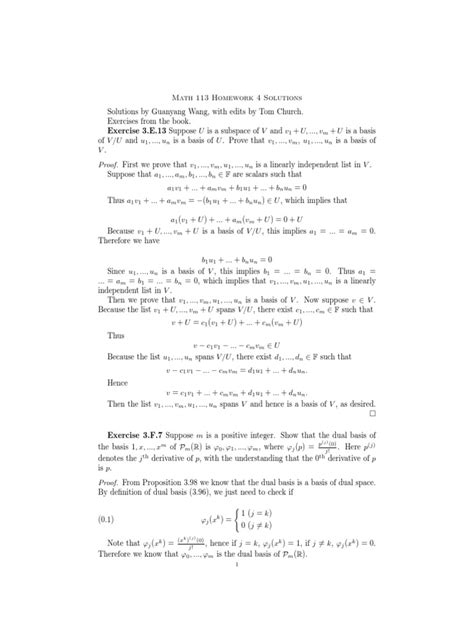 math113 f15 hw4sols pdf eigenvalues and eigenvectors vector space