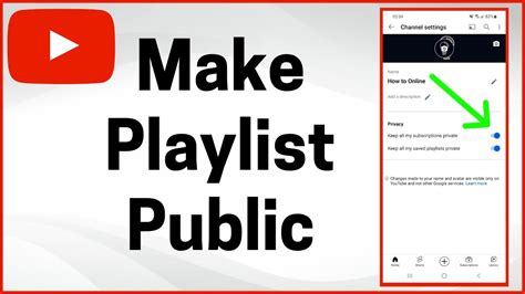 How To Make YouTube Playlist Public YouTube