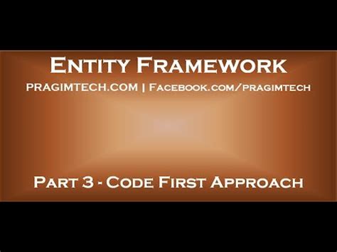 Learn Part 3 Entity Framework Code First Approach Mind Luster