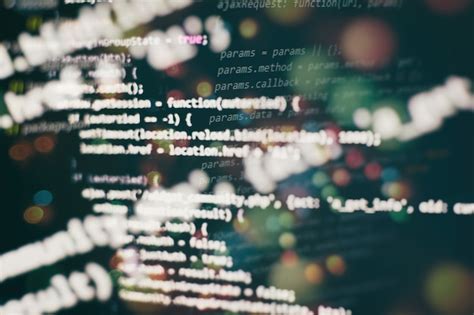 premium photo closeup developing programming and coding technologies developer working on web