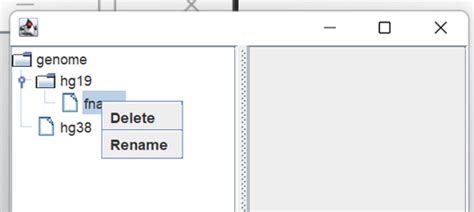 java how to rename the node of a jtree only after clicking pop up menu item stack overflow