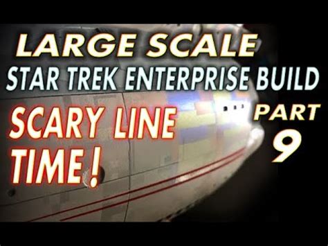 Large Scale Enterprise 1701 Build Painting The Red Details Over Months
