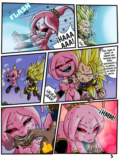 Post 5742995 Comic Dragonballseries Kamjordan23 Majinbuu Rule63 Songoku
