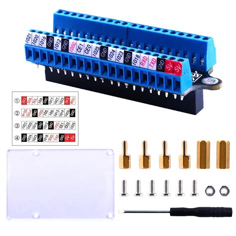 Amazon Geeekpi Micro Gpio Terminal Block Breakout Board Module For