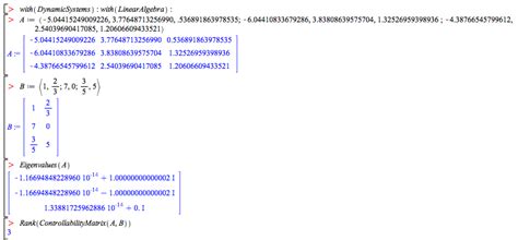 algebraic riccati equation solvers new features in maple 15 technical computing software for
