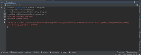 Error Adb Exited With Exit Code 1 Performing Streamed Install Adb Failed To Install Cusers