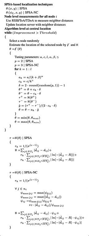 simultaneous perturbation stochastic approximation based localization download scientific