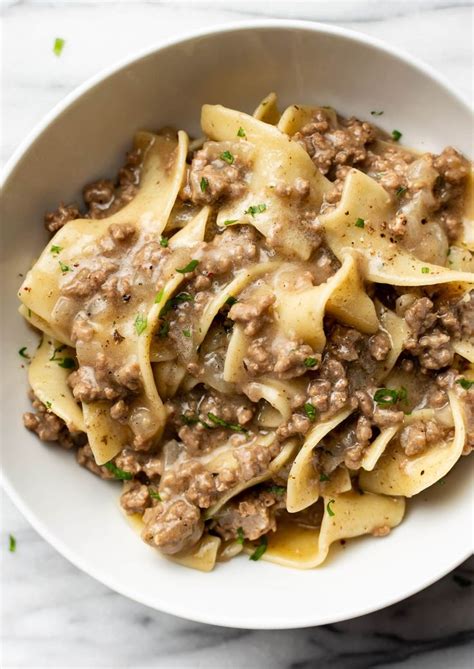 This 30 Minute Beef And Noodles Recipe Is Easy Comforting And Quick It Has Tender Grou