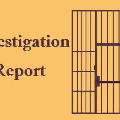 Investigation Report Writing Example Free Report Examples
