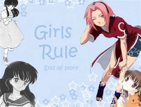 Girls Rule Furuba Akane Inuyasha Tohru Kagome Sakura Fruits Basket Naruto Ramna 1 Half