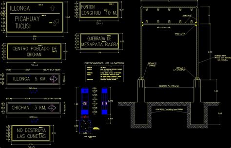 Informative Signals DWG Block For AutoCAD Designs CAD