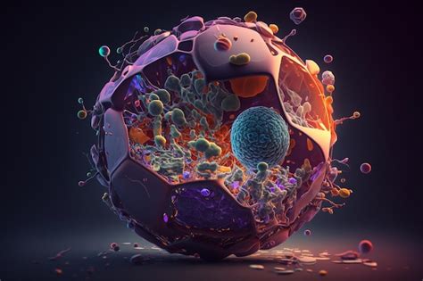 Premium Photo Cell Science Background Medical Microscopic Molecular