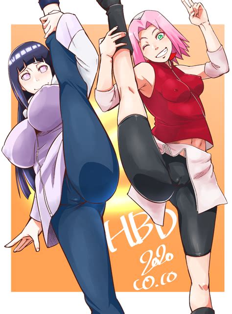 Rule 34 2girls Cameltoe Erect Nipples Female Only Hyuuga Hinata Long Hair Naruto Naruto