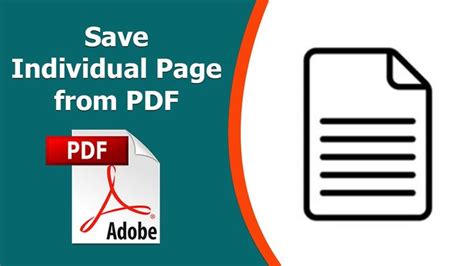 how to save individual pages of a pdf file using adobe acrobat pro dc 2022 adobe acrobat page