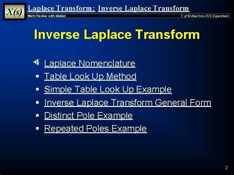 math review with matlab laplace transform calculating the