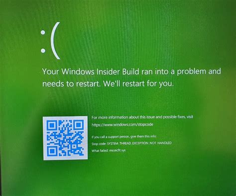 bsod error system thread exception could not be handled what failed mssecflt sys ask the