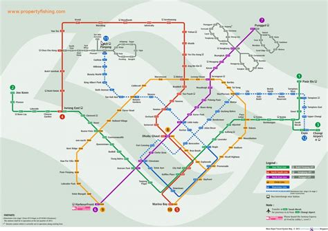 Mrt Network Map Downtown Line Property Fishing
