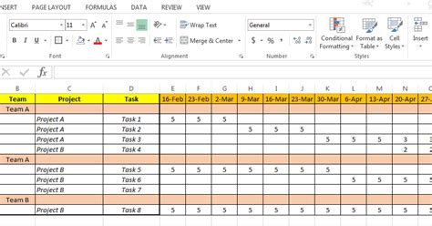 Project Resource Allocation Excel Template DocTemplates