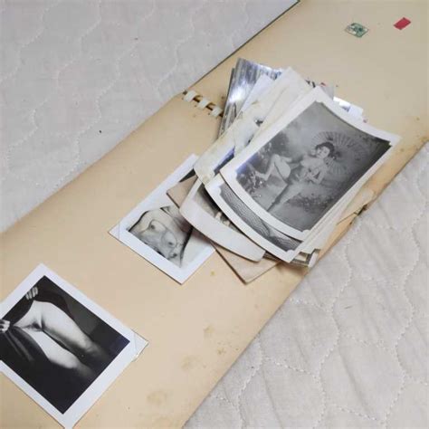 古写真 写真帳 ヌード写真 日本髪 撮影会 裸婦等 約70枚 昭和レトロ 風俗資料 印刷物