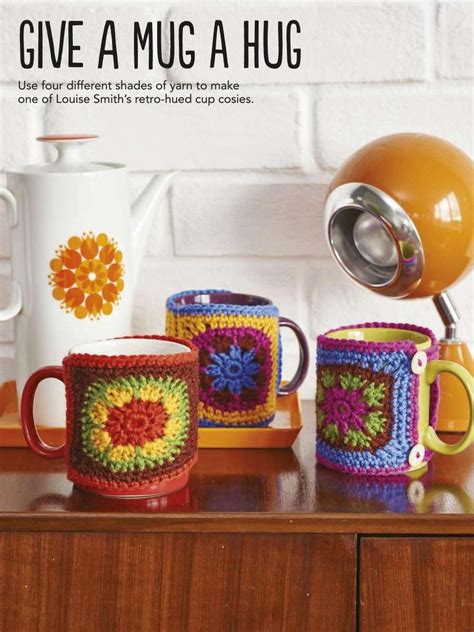 Granny Square Collection 2016 Crochet Mug Cozy Simply Crochet Mug Cozy Pattern