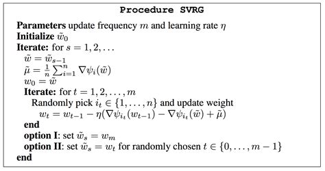 stochastic variance reduced gradient svrg bingo h s blog