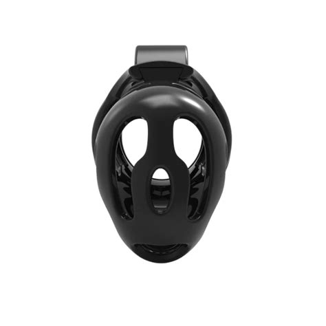 The Ebony Dungeon Resin Cage For Bbc Addicts Cuck In Chastity