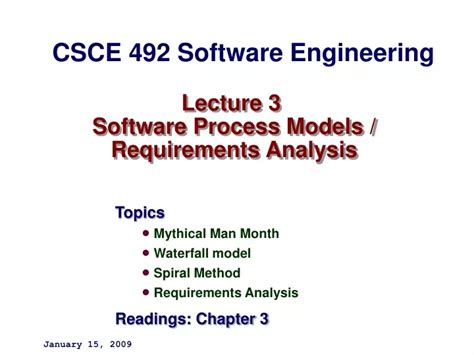 ppt lecture 3 software process models requirements analysis powerpoint presentation id 9590201