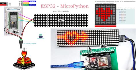Esp Micropython Led Matrix Esp Micropython Tutorial