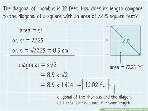 Diagonals Of A Square