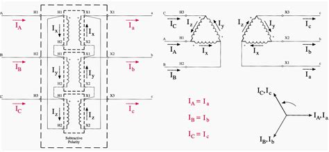 Star Delta Connection Diagram Of Transformer Three Phase Tra