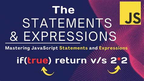 mastering javascript statements and expressions youtube