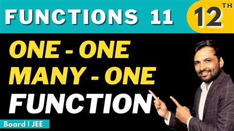 functions 11 one one many one function class 12 bhannat maths youtube