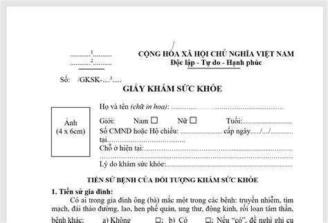 Giấy khám sức khỏe có thời hạn bao lâu theo quy định Kiến Thức Cho